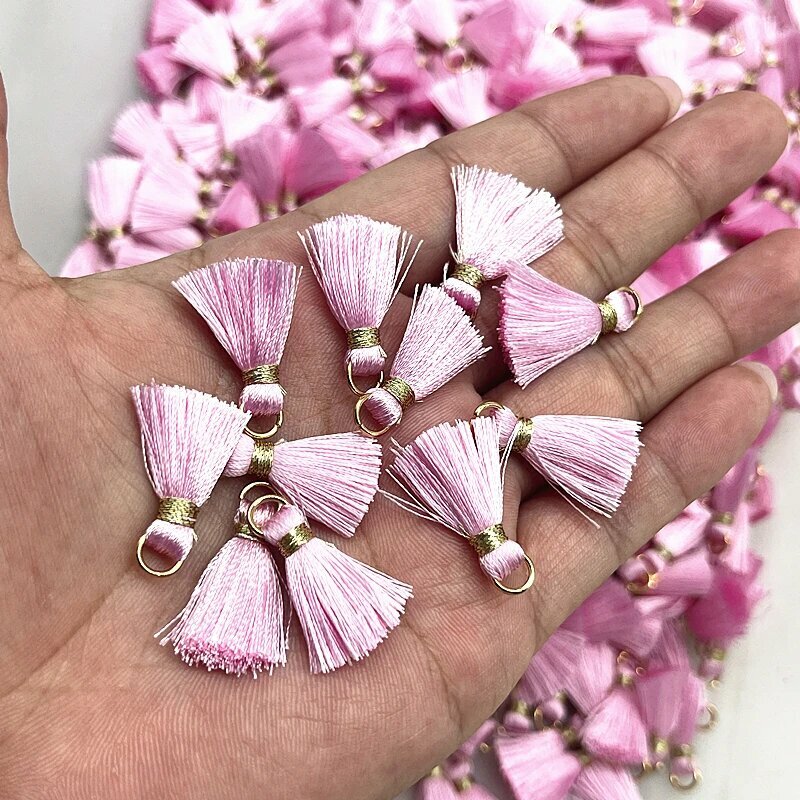 Розовые кисточки 2 см, 10 шт, Color: 02