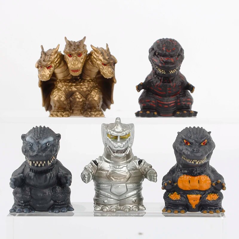 5 шт./компл. пальчиковая кукла Mecha Godzilla King Ghidorah Hydreigon Monster, милые игрушки-фигурки