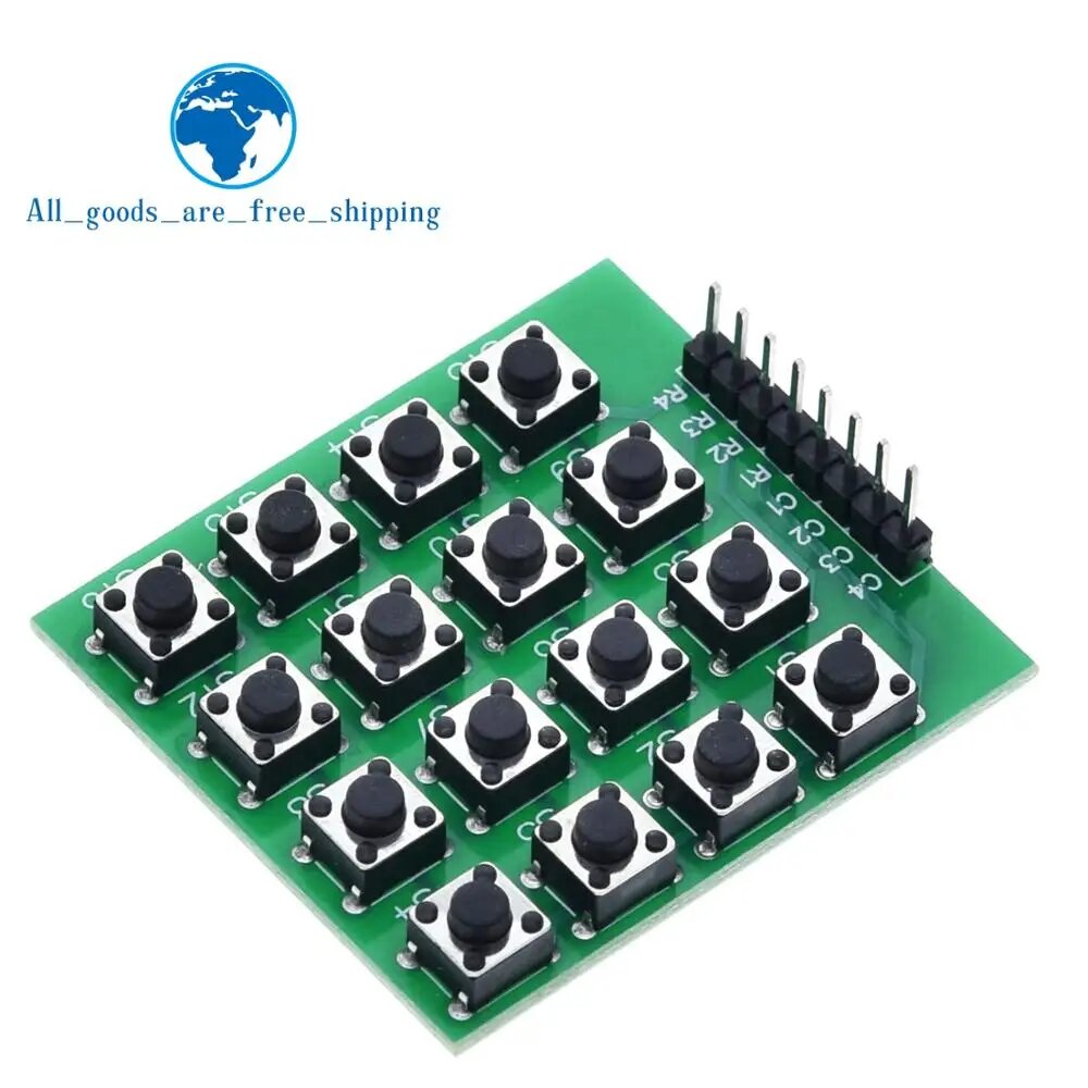 TZT 16-кнопочный модуль клавиатуры 4x4 3PCS