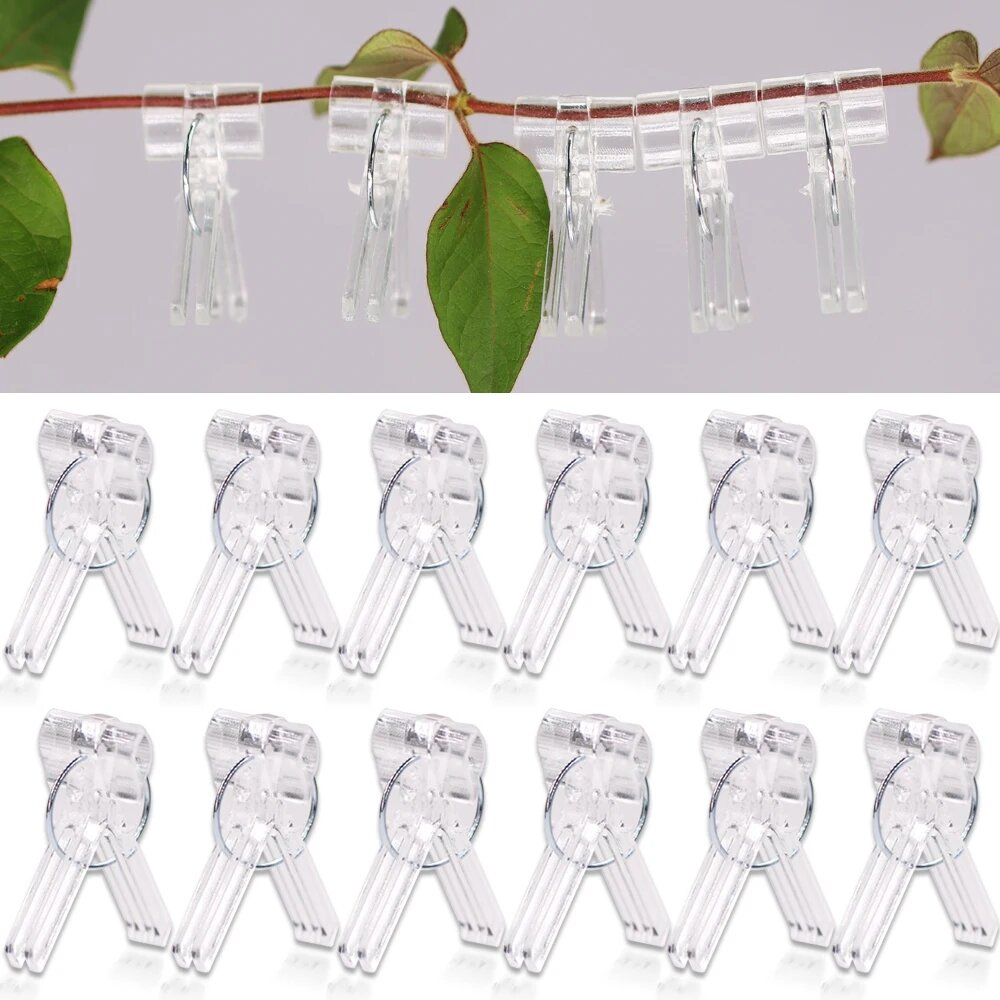 Пластиковые зажимы для прививки растений, цвет 30pcs