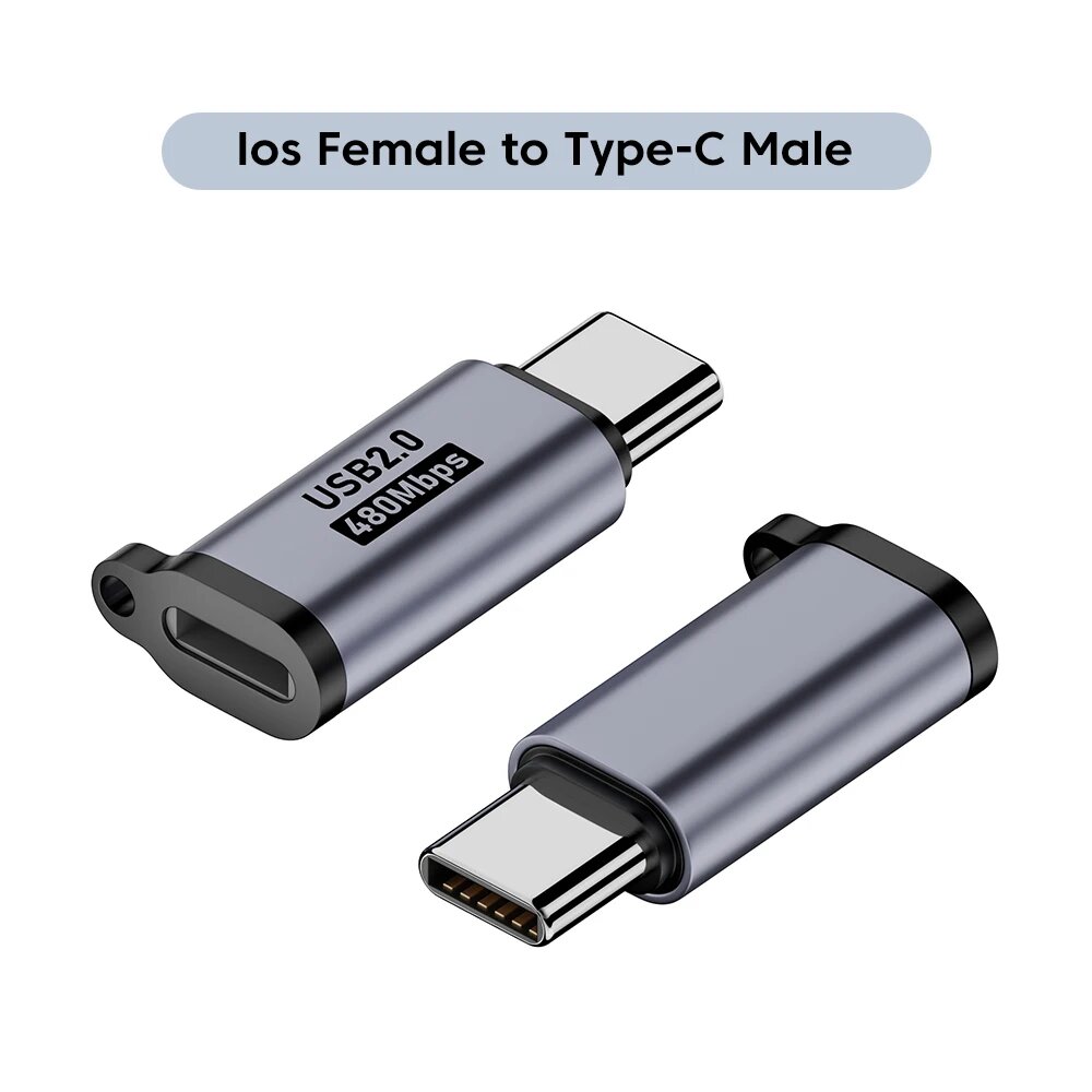 Адаптер типа C к Lightning для iphone Адаптер Micro USB к USB C 480 Мбит/с Быстрая ios to type c