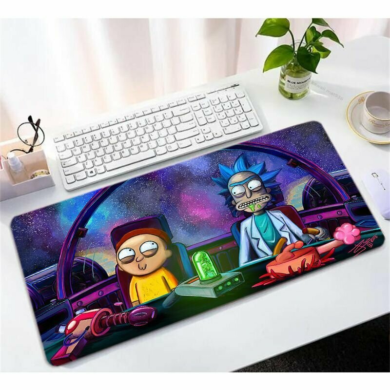 Коврик для мыши Rick & Morty, Speed + Control, нескользящая основа