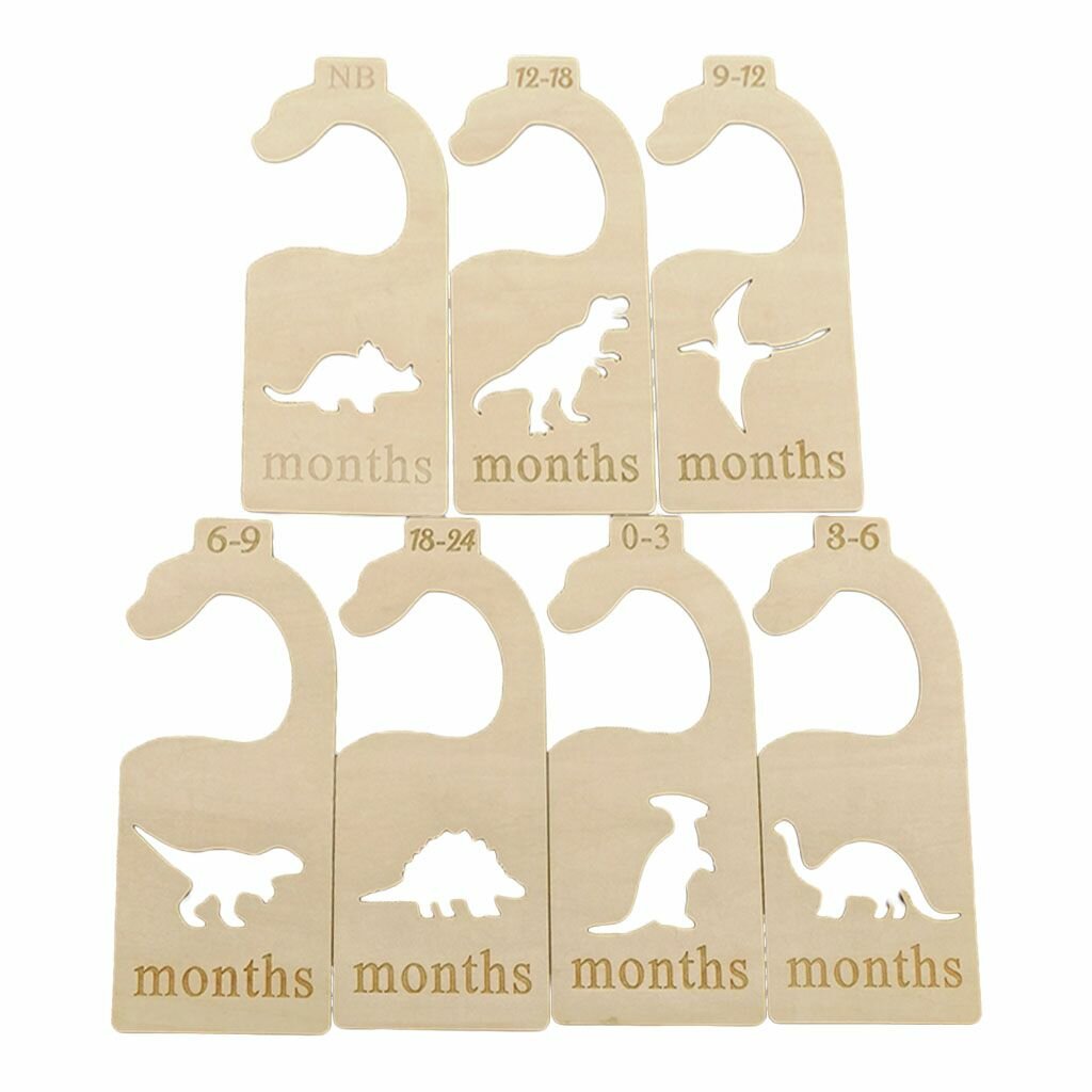 7 детских вешалок-разделителей с крючком