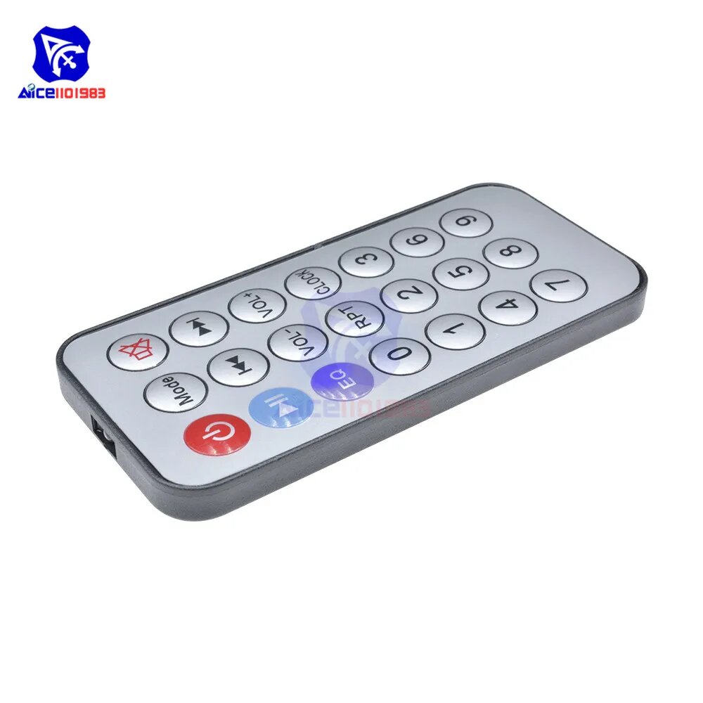 Автомобильный мини mp3-декодер 5 В/12 В, плата с USB интерфейсом, TF U-Disk Reader, mp3-плеер, усилитель с ИК-пультом дистанционного управления для Arduino — фото 1