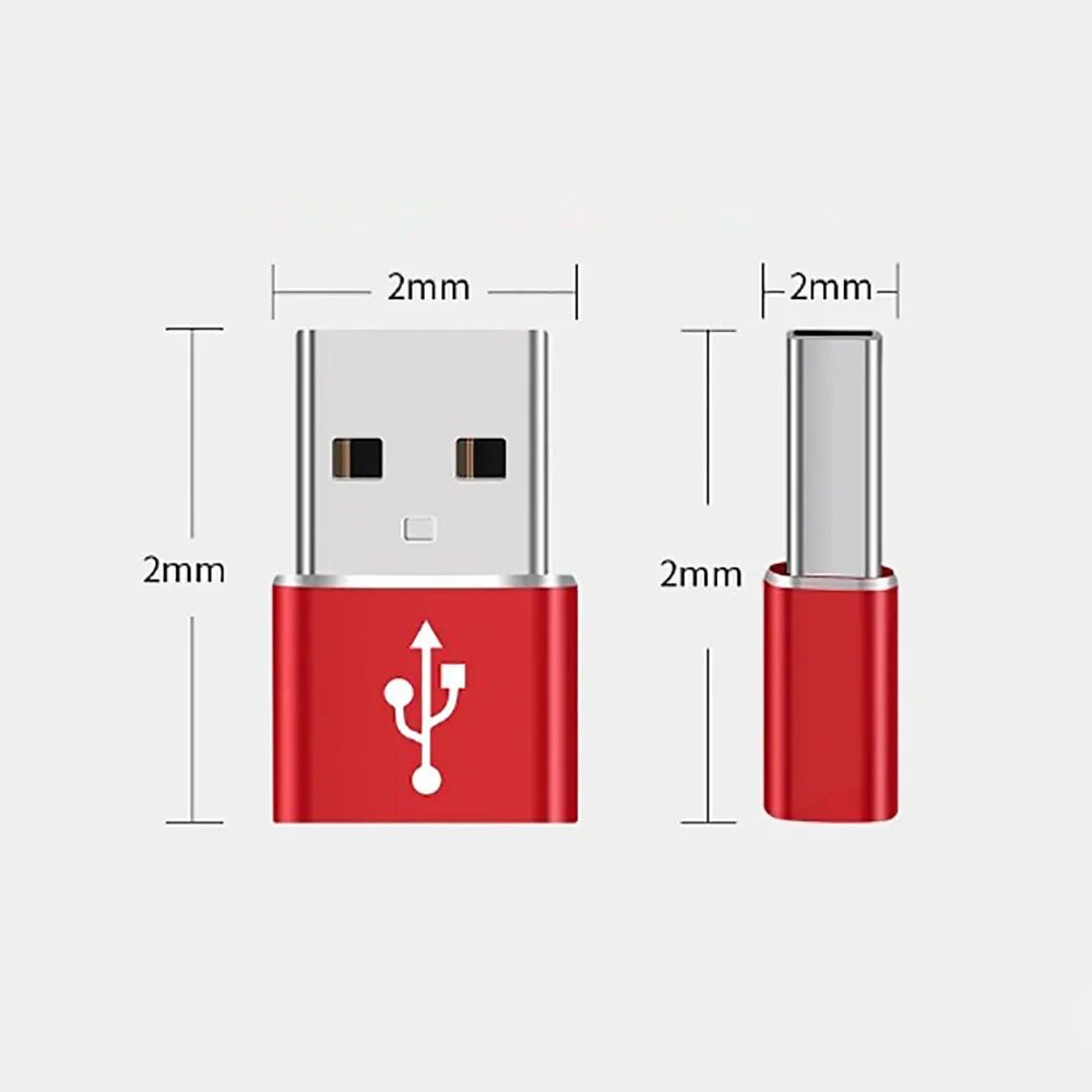 Адаптер USB 3.0 Type-C Silver — фото 1
