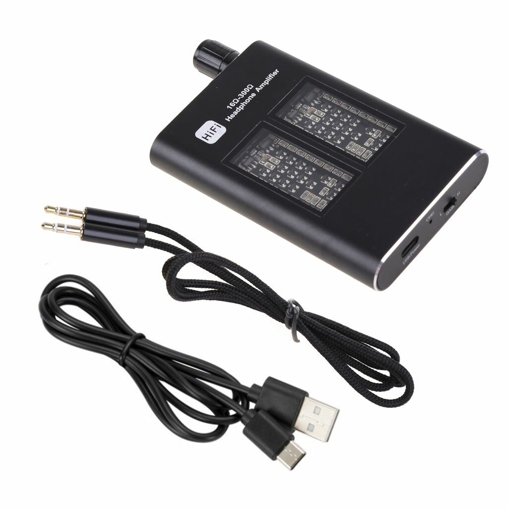(1 шт.) Портативный регулируемый усилитель для наушников HiFi