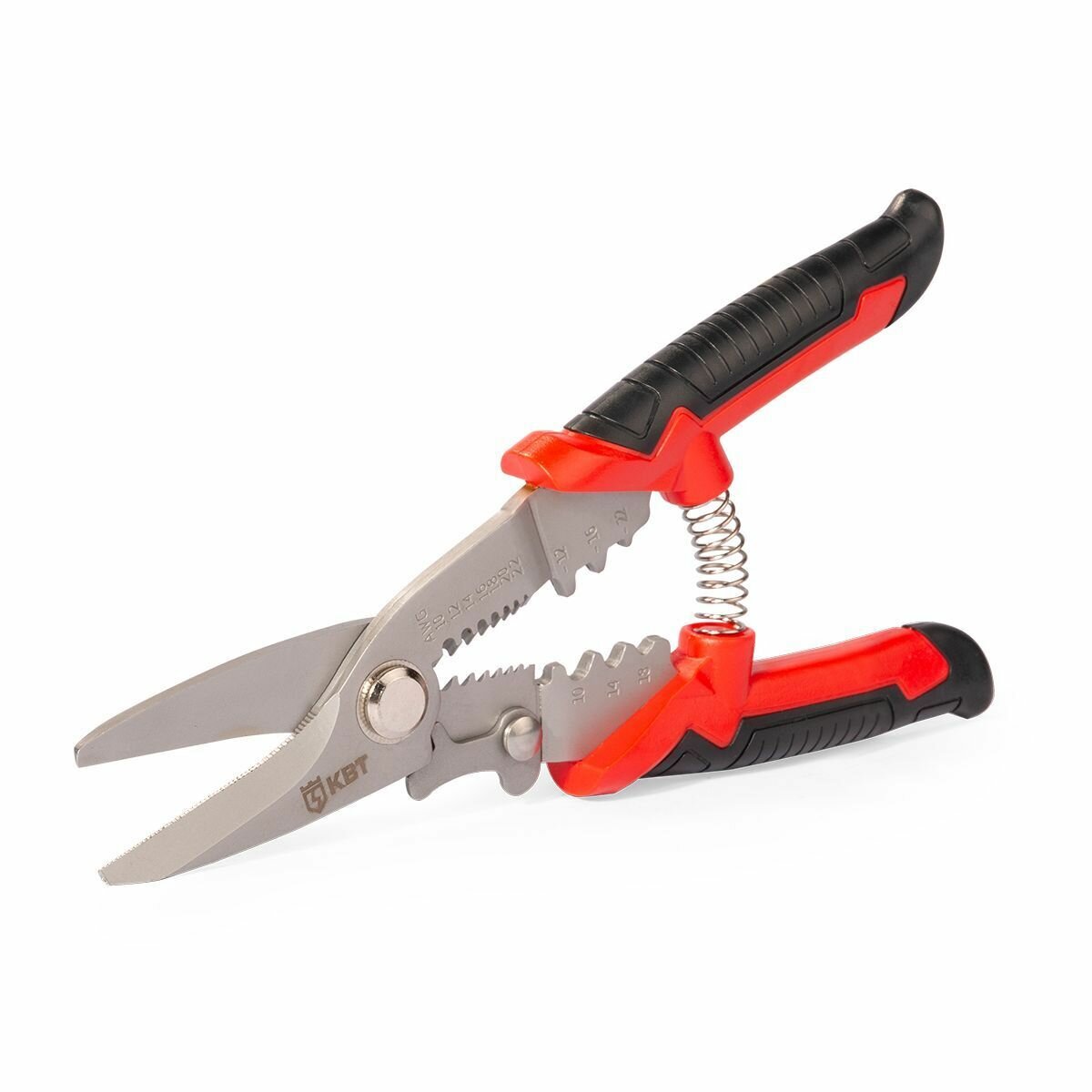 Стриппер WSS-03 многофункциональный для снятия изоляции с проводов 0.35 6.0 мм с функцией резки и опрессовки (КВТ) 102400