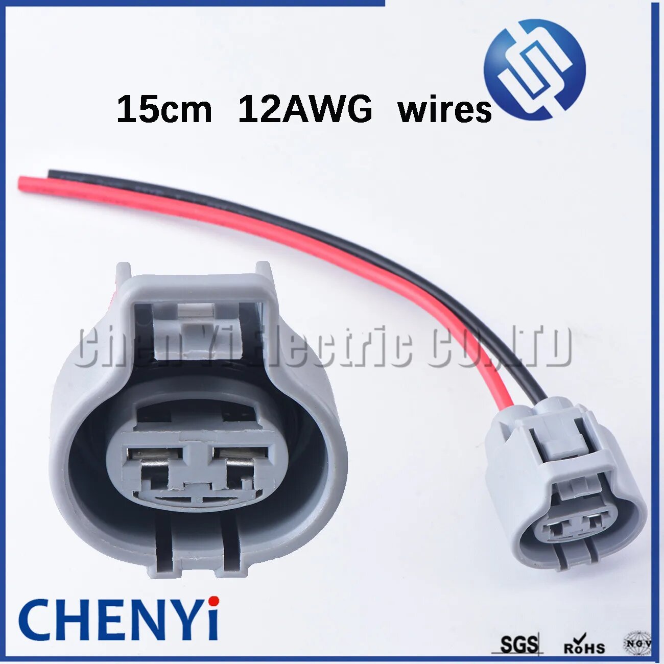 Разъем 176142-2, 12AWG, 15см, female