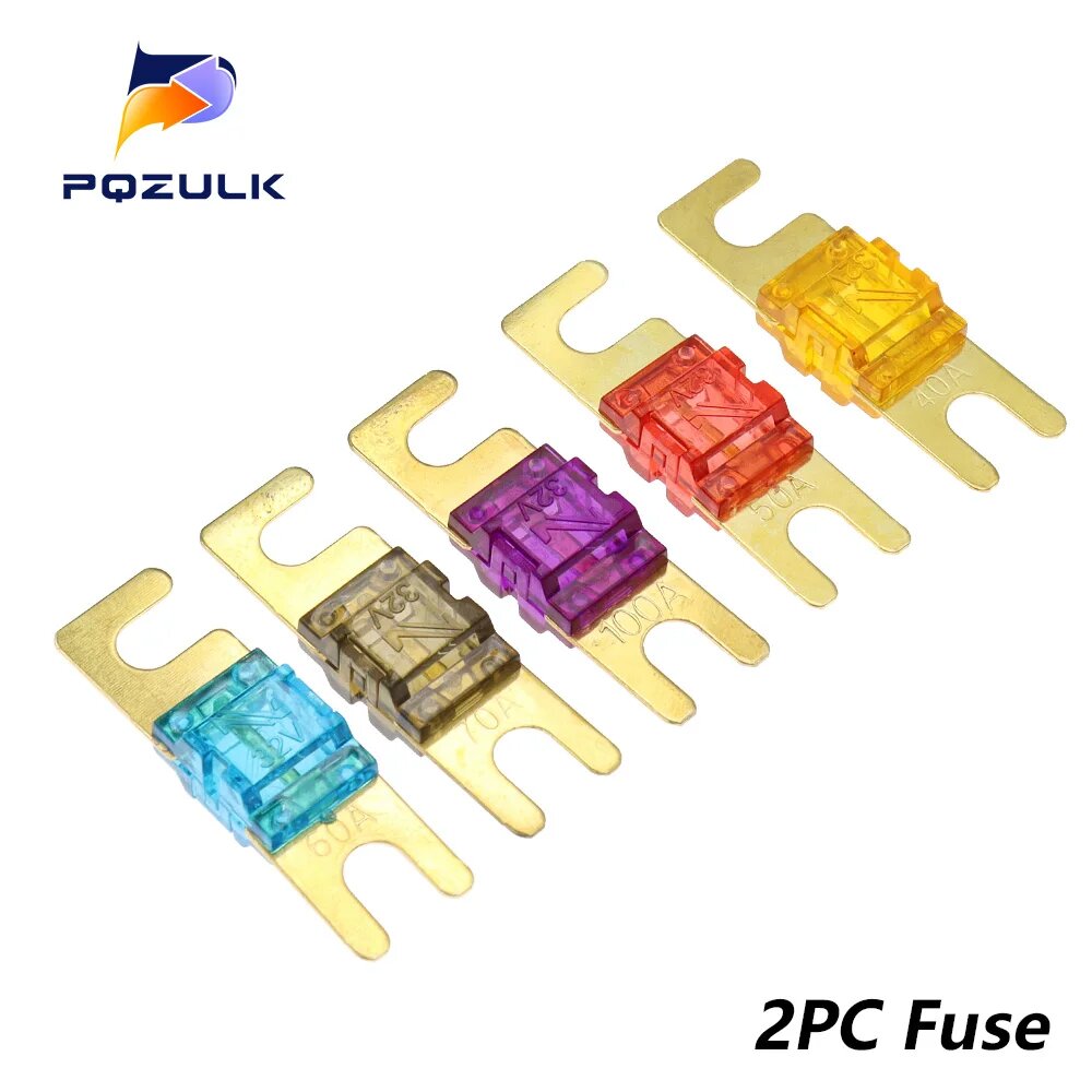PQZULK Автомобильный блок предохранителей 30А 40А 80А 100А 150А 120A, 2PC Fuse-3