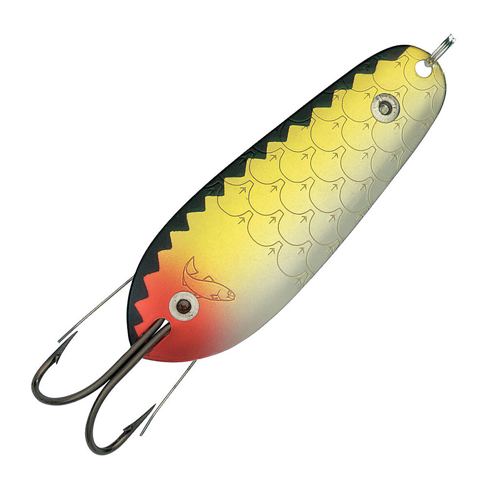 Блесна колеблющаяся KUUSAMO Rasanen Ruohikko 10.0г 70мм #BL/Ye-S