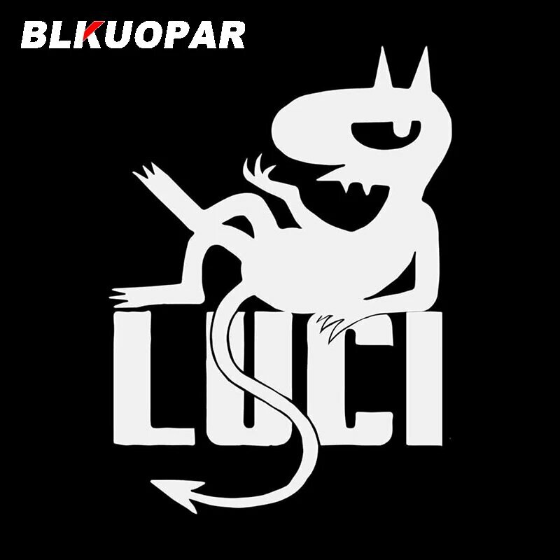 BLKUOPAR для Luci тату силуэт автомобильные наклейки солнцезащитные модные наклейки виниловый материал мотоциклетный шлем Декор автомобильный Стайлинг White G, 15cm