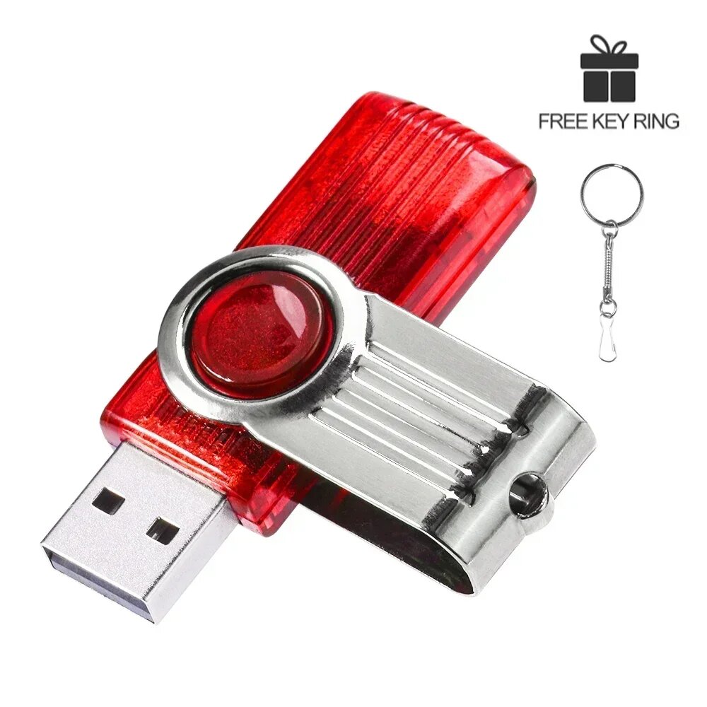 Красная USB-флешка JASTER 32GB