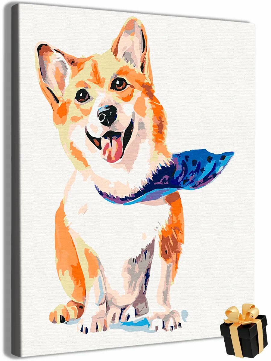 Картины по номерам Корги