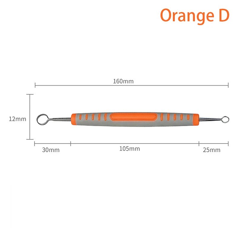 Нож для резьбы по глине BIGHSM, двойная головка