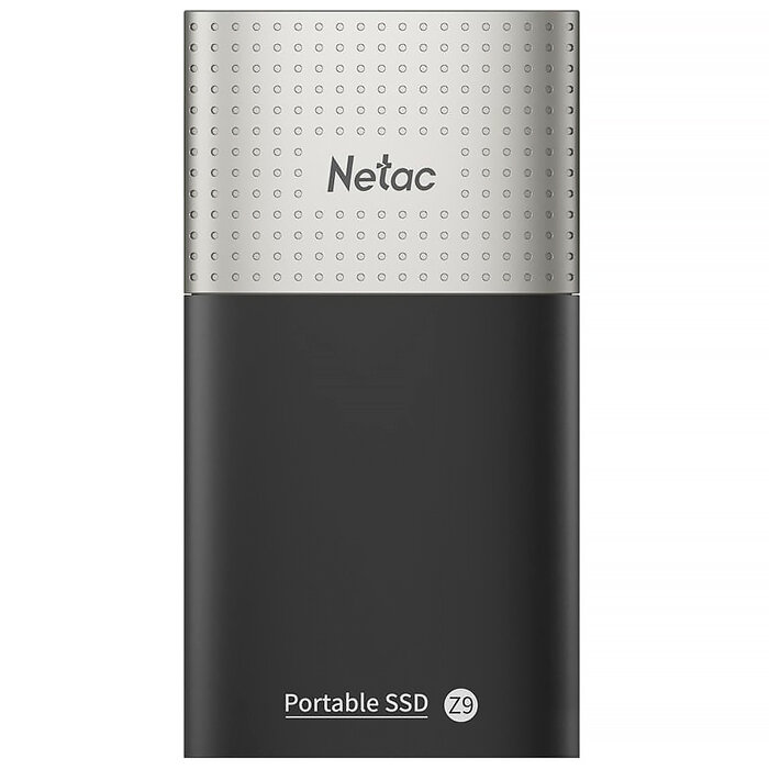 Внешний накопитель SSD External Netac 250Gb Z9 (USB3.2, up to 550/480MBs, 90х47.5х11.5mm, Aluminium+Plastic)