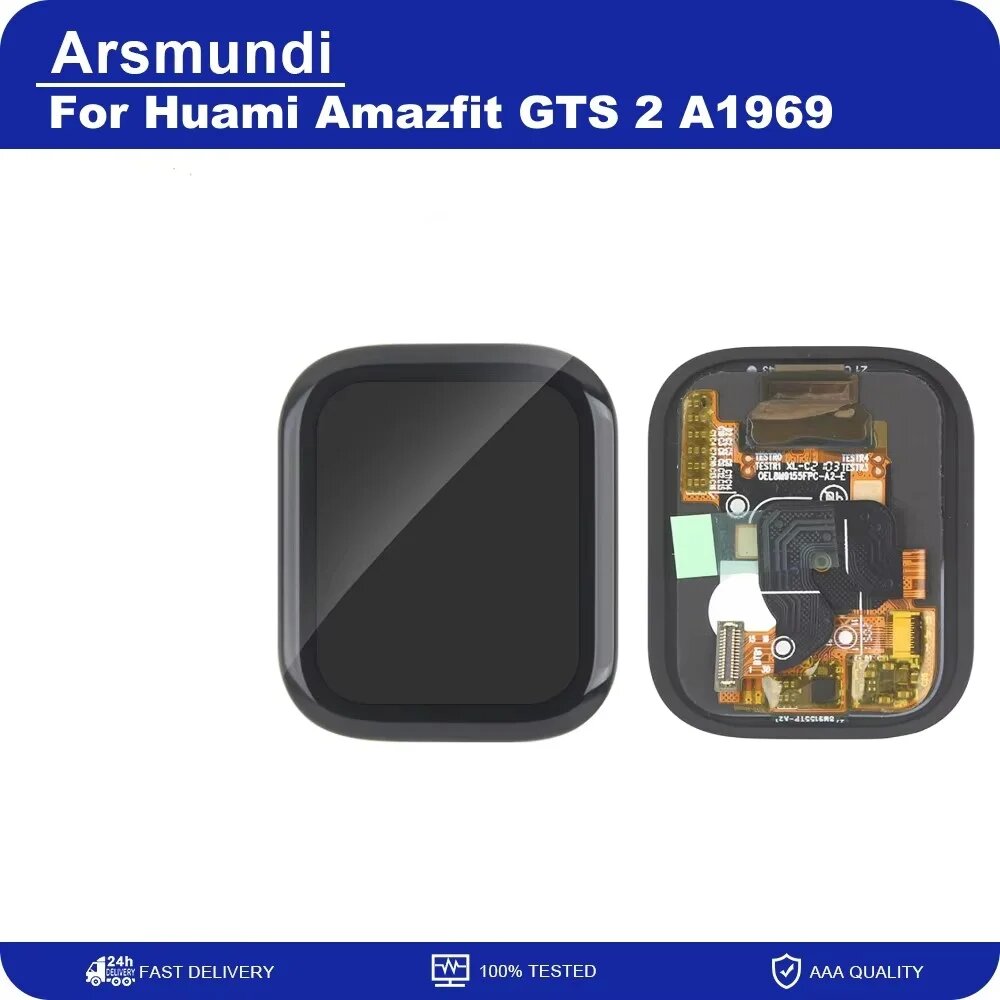 Для Huami Amazfit GTS 2 A1969 AMOLED дисплей Смарт-часы ЖК-дисплей + сенсорный экран дигитайзер для Amazfit GTS2 A1969