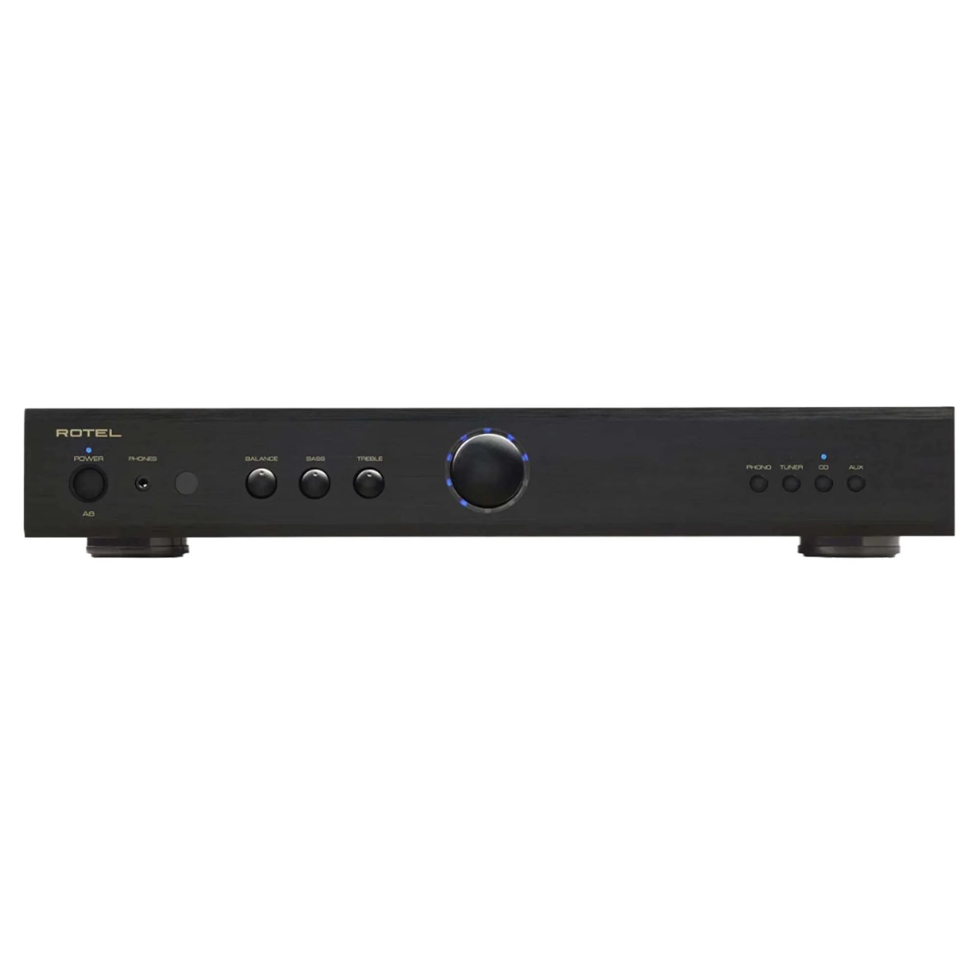 Интегральный усилитель Rotel A8 black, черный, пятирежимные акустические зажимы