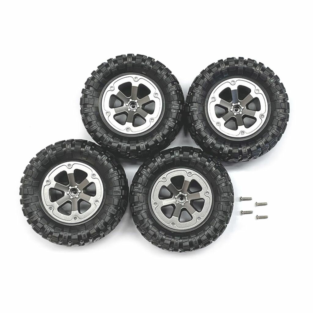 Шины и ступицы 70мм для RC грузовиков Feiyue 001 002 WPL MN90 MN91 (4 шт.)