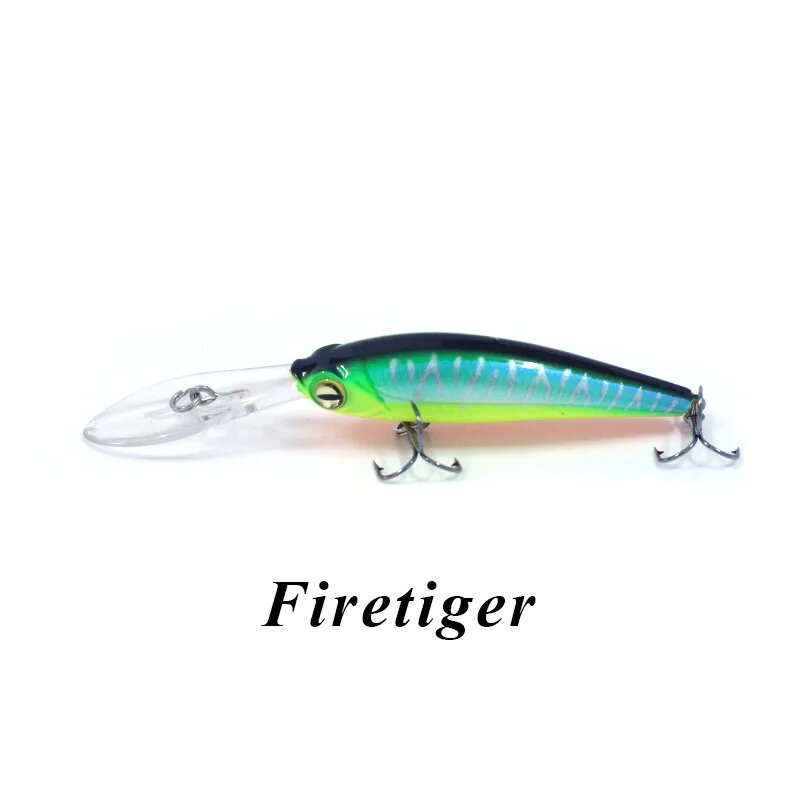 Воблер Firetiger 60 мм, зеленый, Banshee WF01