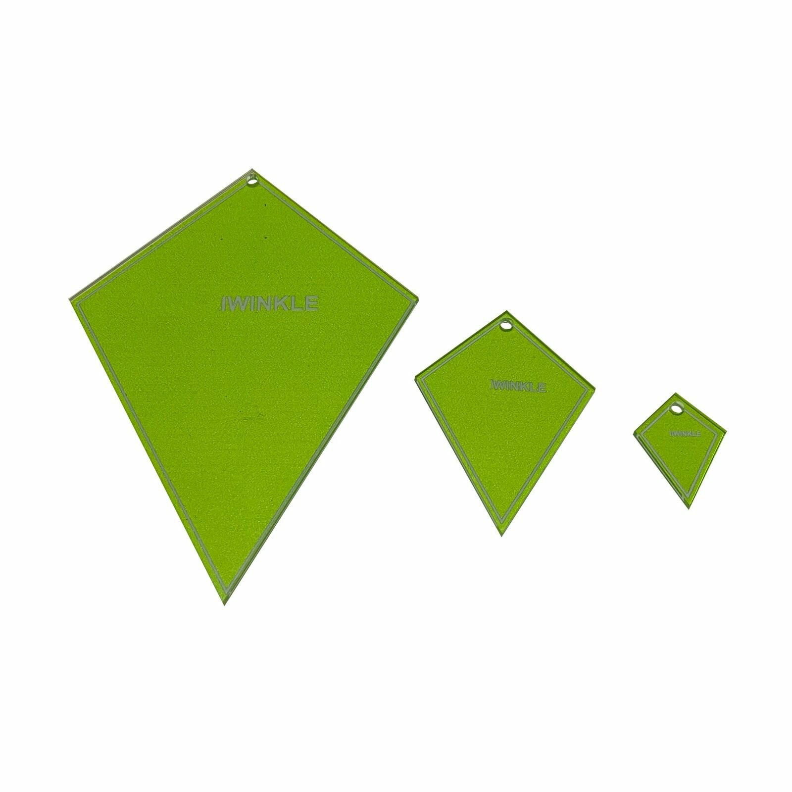 3 -кратные пластины Periwinkle Пластины стегающие шаблоны.