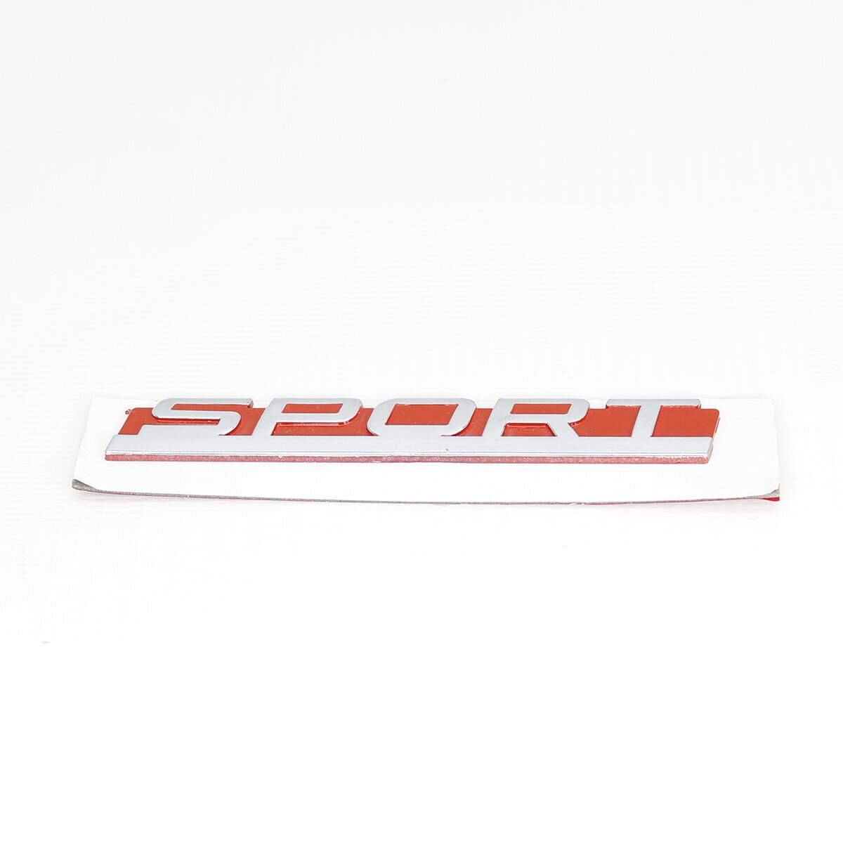 Шильдик SPORT (красный, 123x24)