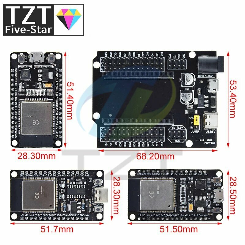 ESP32-CH9102X Модуль с дисплеем ESP32-CH9102-MICRO — фото 1