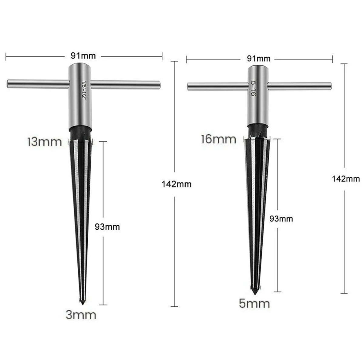Green Home Ручной конический развертка с прямыми канавками и антидеформационными канавками Ручной разверточный резак