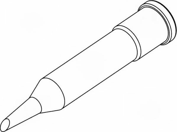 Жало ERSA 0102ADLF13 срезанный цилиндр, 1,3мм, 1 шт