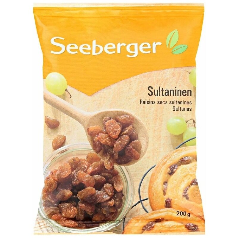 Изюм SEEBERGER SE1714501 Султанский без косточек 200г