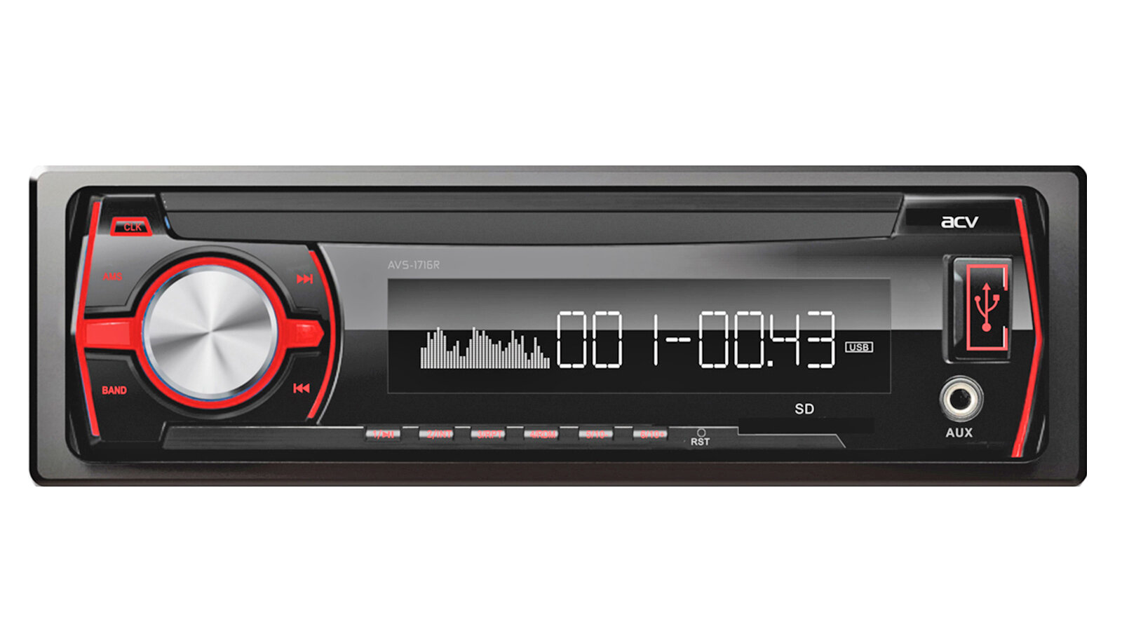 Автомагнитола USB ACV AVS-1716R