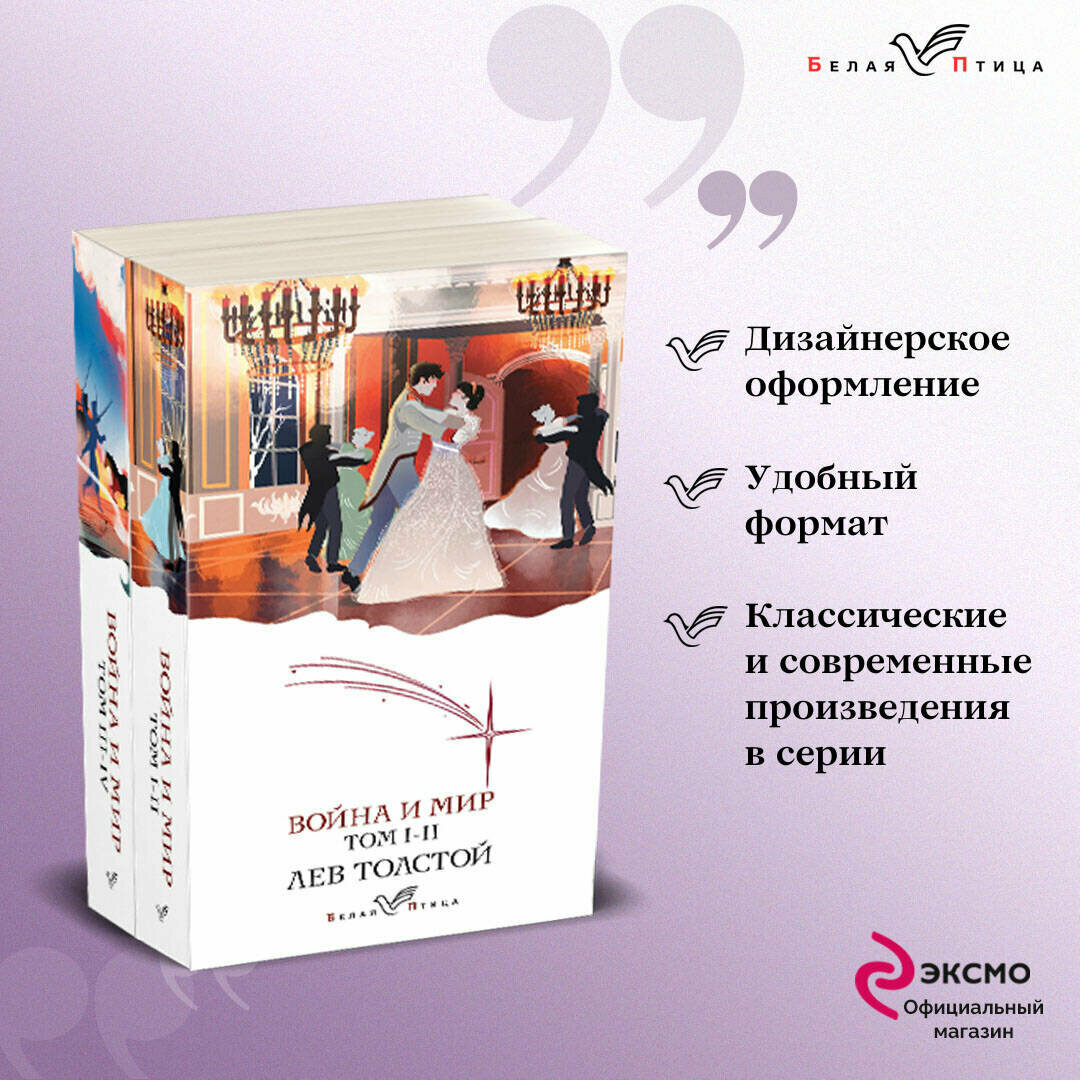 Толстой Л. Н. Война и мир (комплект из 2 книг)