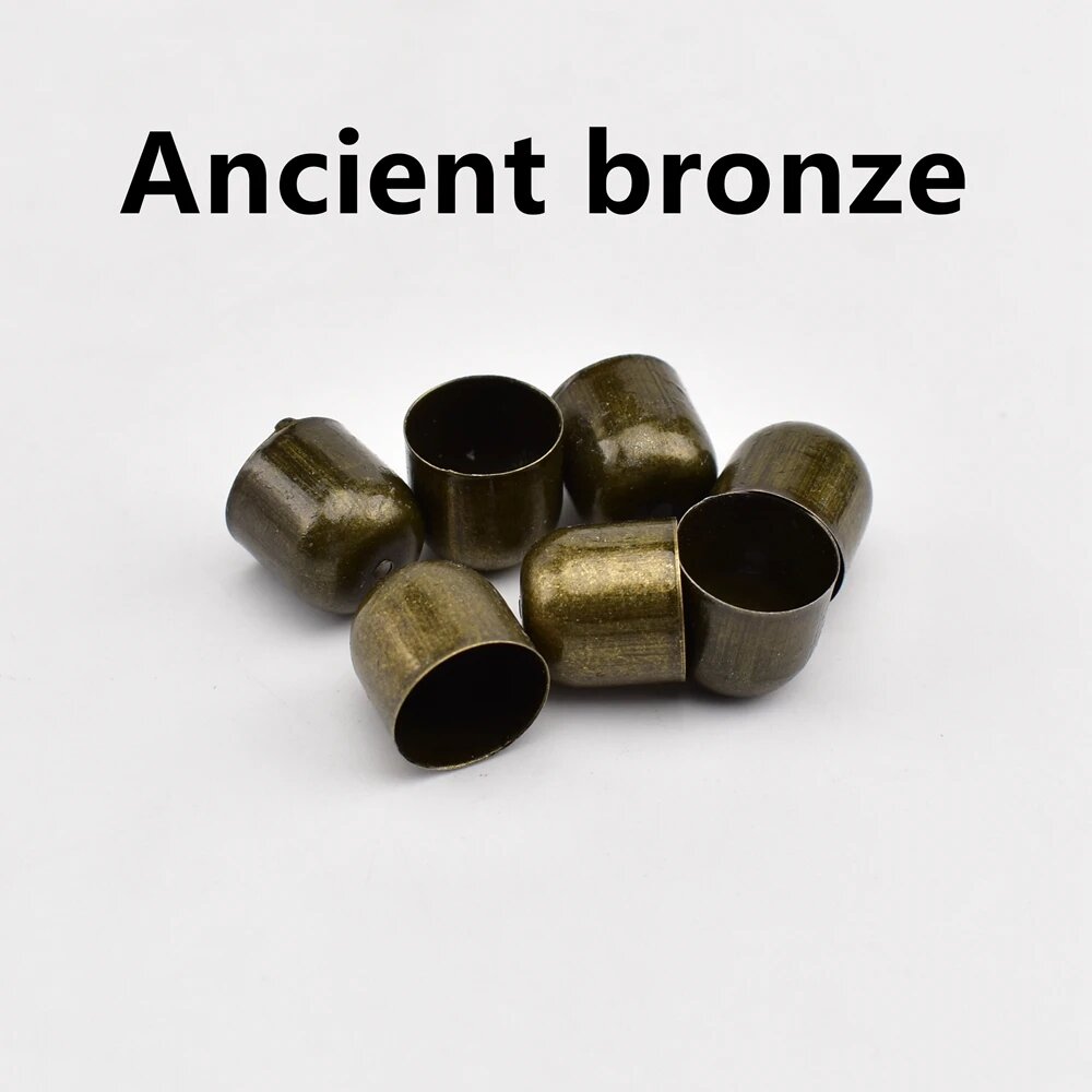 Наконечники для кистей Ancient bronze 6x7 мм, 50 шт.