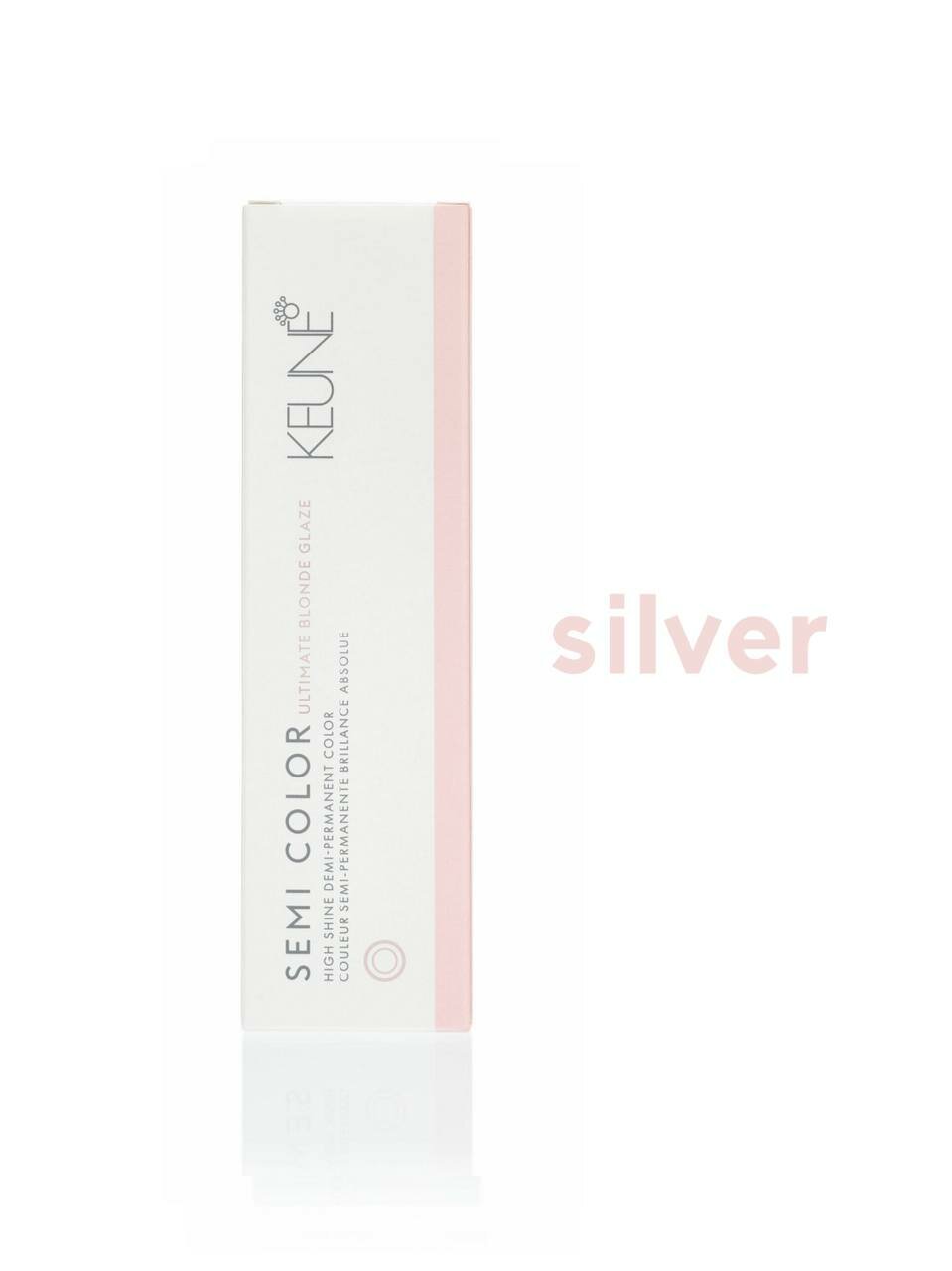 Keune Semi Color Silver - Полуперманентная краска для волос серебристый 60 мл