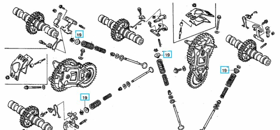 Фиксатор пружины клапана; Артикул Honda: 14771ML7920 (Оригинал)