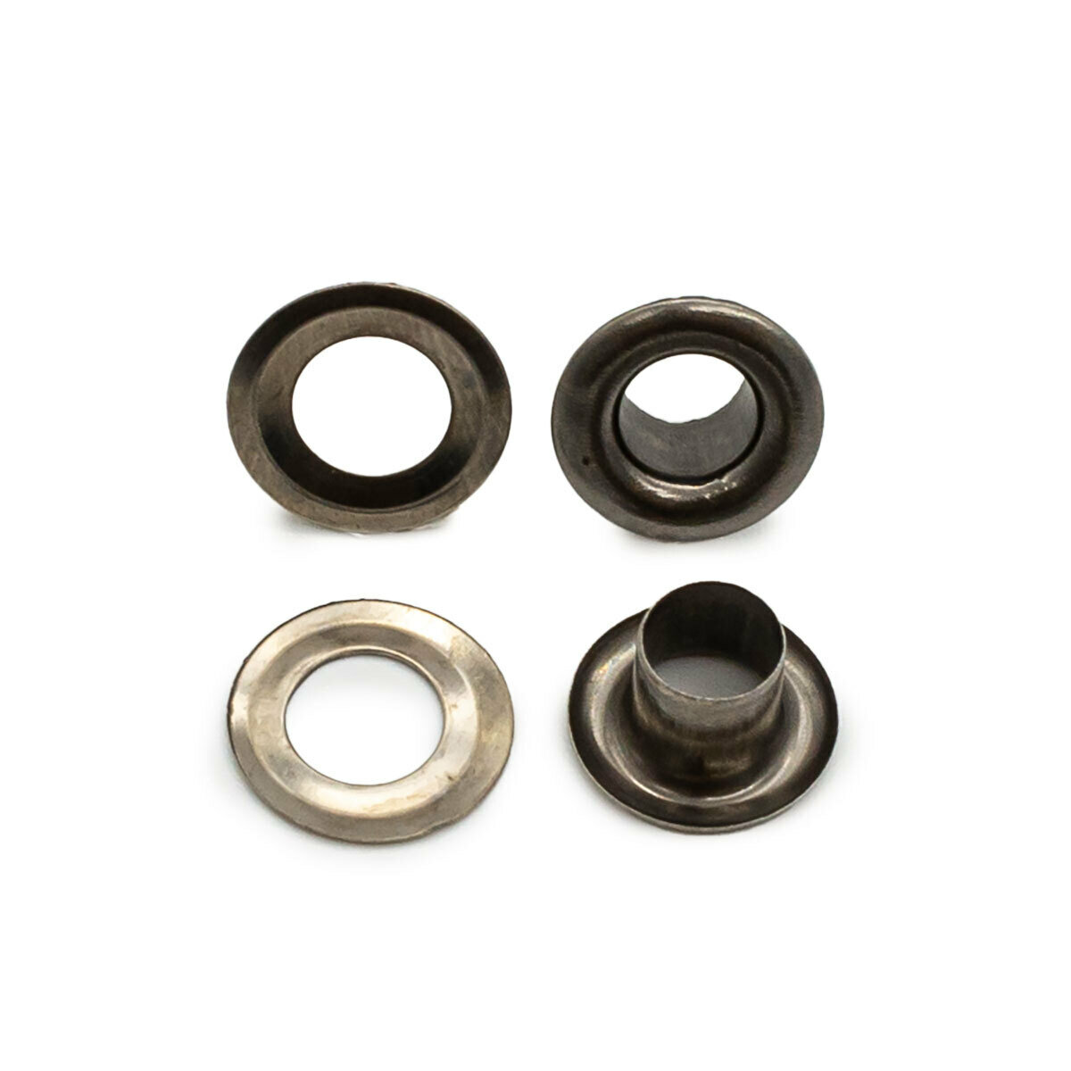 Люверс №3 (d-4,87мм, h-5,66мм) металл (уп. 100шт) NEW STAR (черный никель)