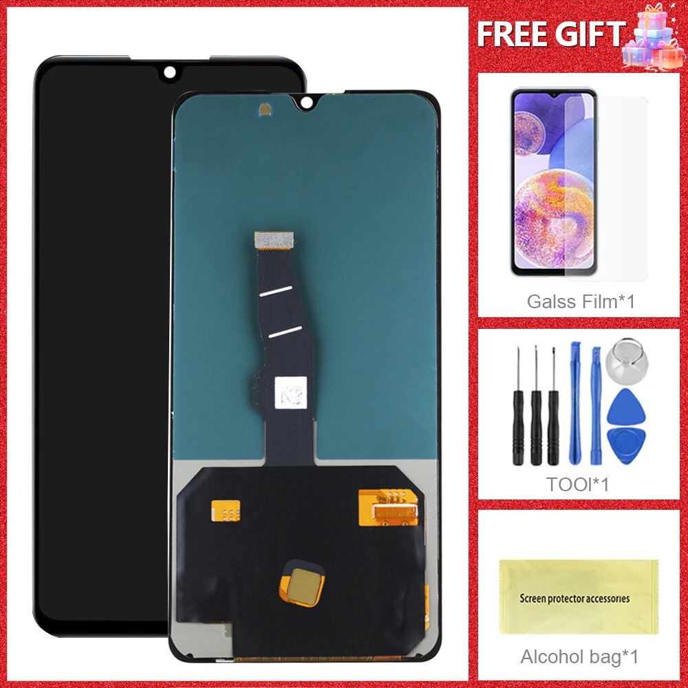 6,1-дюймовый AMOLED для Huawei P30, дисплей ELE-L29 ELE-L09 ELE-L04, дигитайзер сенсорного ЖК-экрана P30, запасные части в сборе OLED No Frame