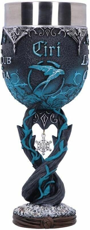 Статуэтка Nemesis Now - Ciri Goblet - Кубок Ведьмака Цири, синий, 19,5 см, 801269146917