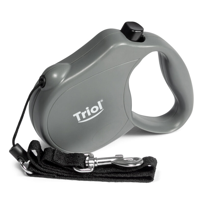 Поводок рулетка для собак Fusion S, 5м до 12кг, трос, бренд Triol