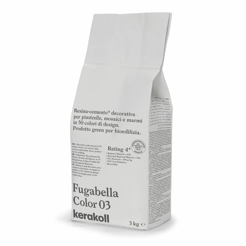 Затирка для плитки полимерцементная Kerakoll Fugabella Color (3кг) 03