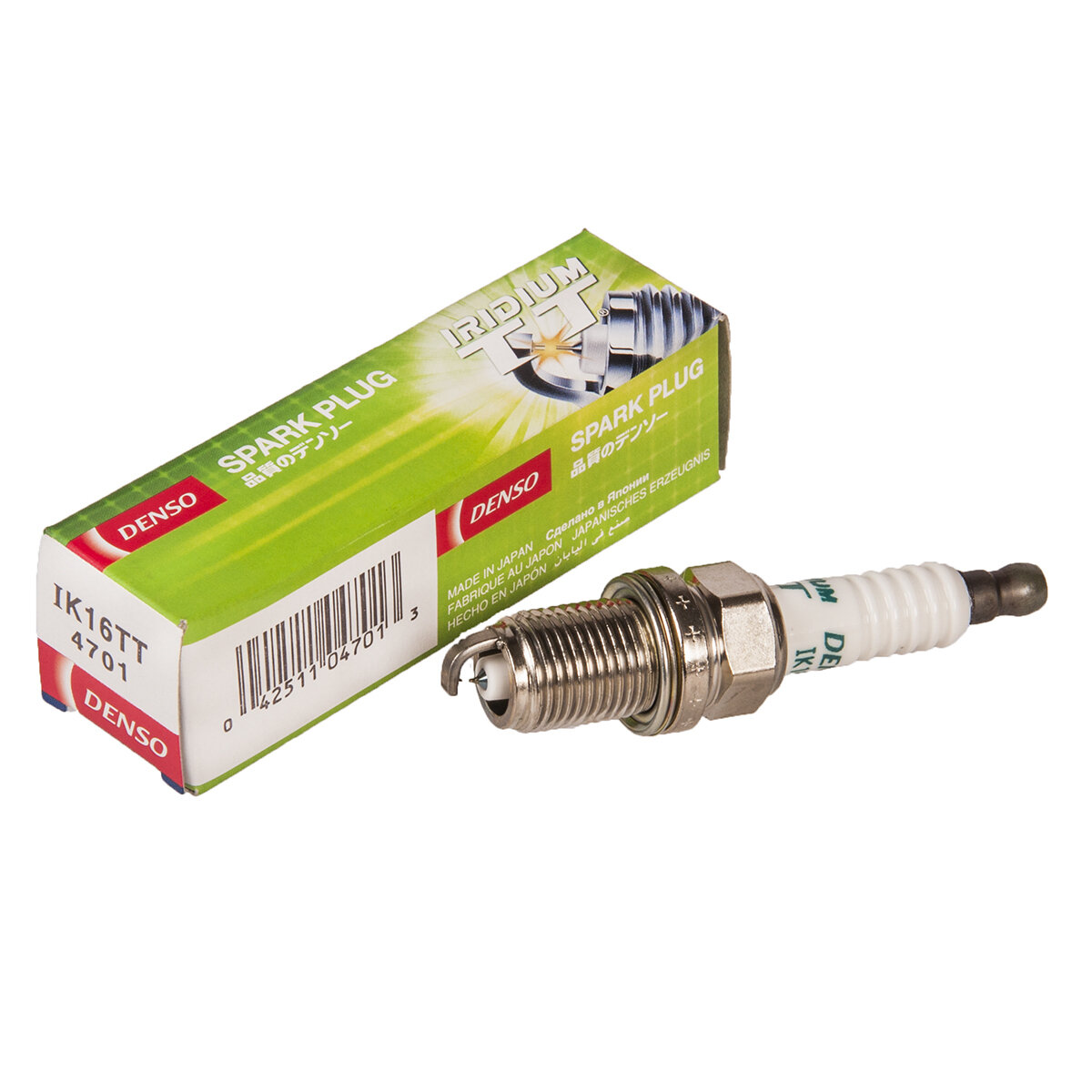 Свеча зажигания DENSO IK16TT, для KIA/HYUNDAI, иридиевая, резьба M14