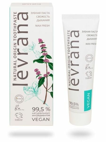 Levrana, Зубная паста "Свежесть дыхания", 100мл