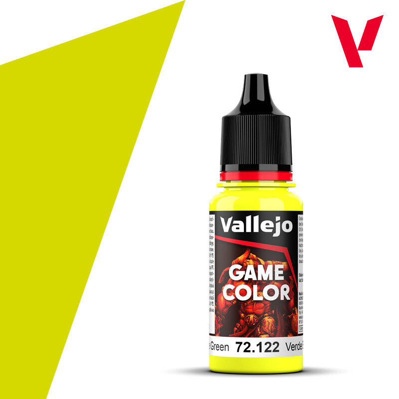Краска 72122 Vallejo серии Game Color Bile Green (Желчь Зеленая) 18ml