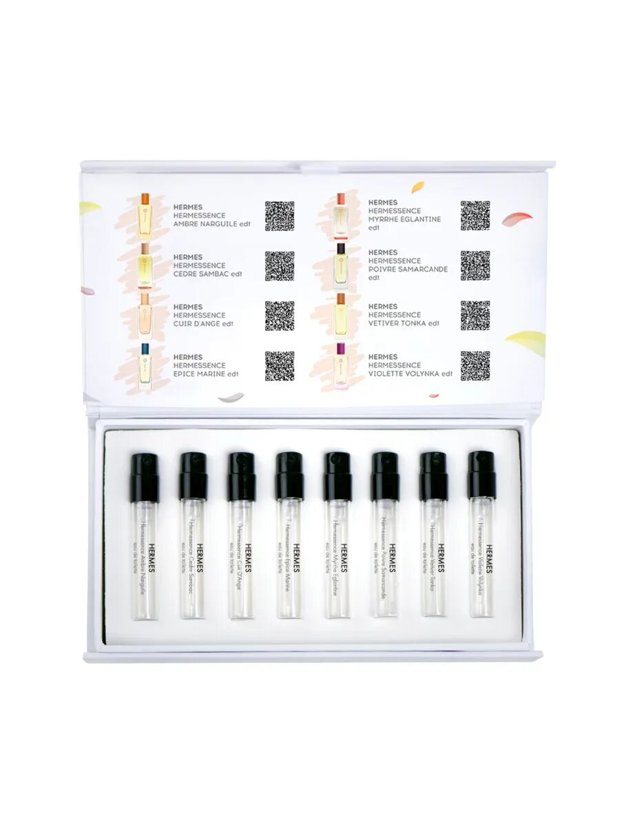 Набор AROMA BOX Hermes Hermessence, парфюмерный, 8 ароматов, унисекс, 1,5мл