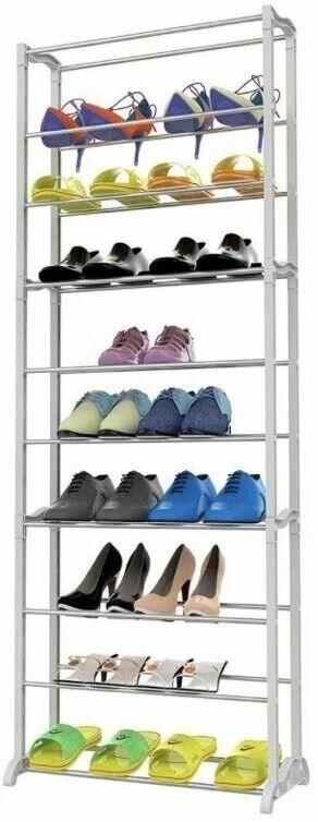 Стойка для обуви на 30 пар Amazing Shoe Rack (Белая)