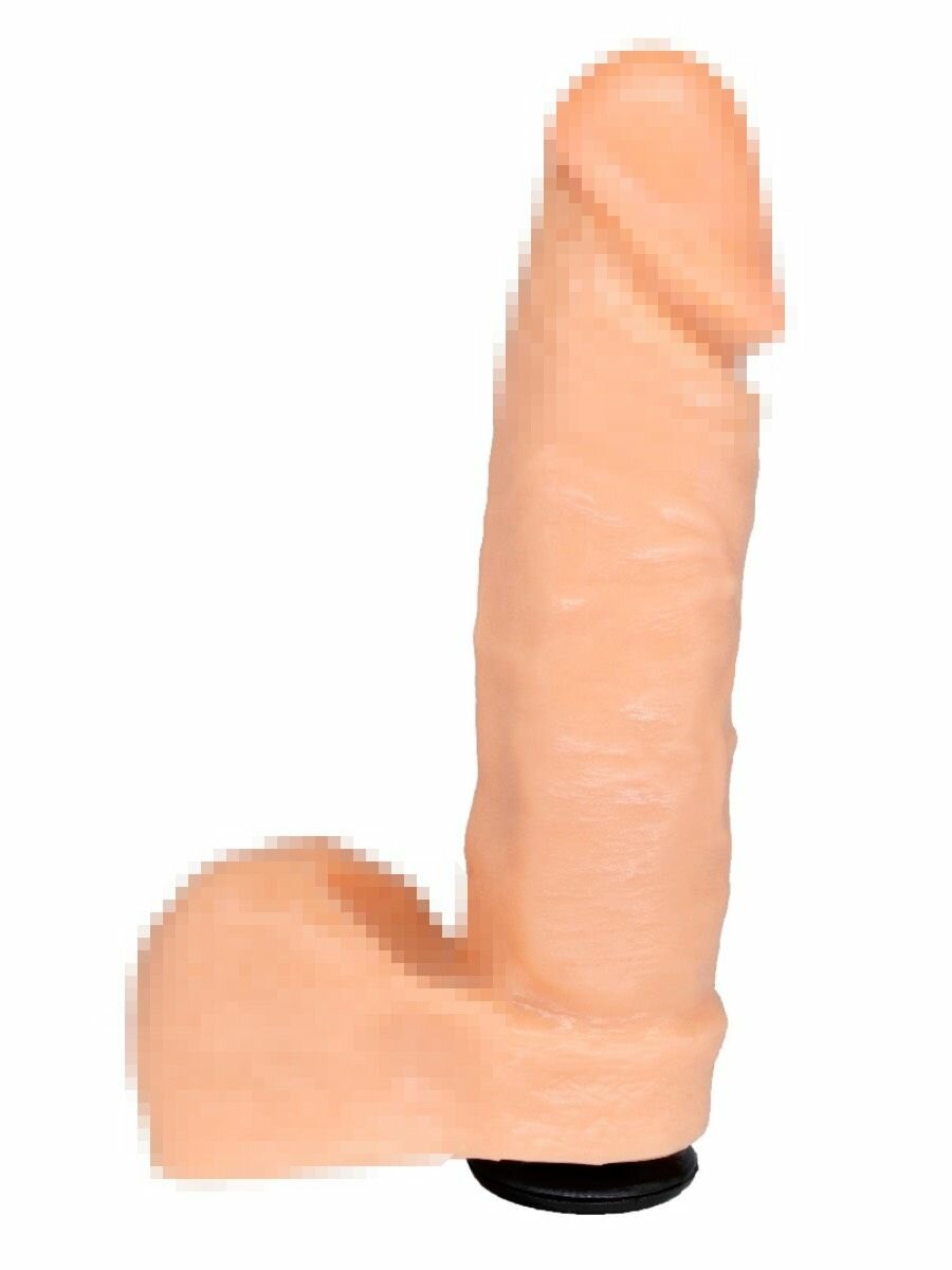 Фаллоимитатор 17 см vac u lock для секс машины и страпона harness, ПВХ