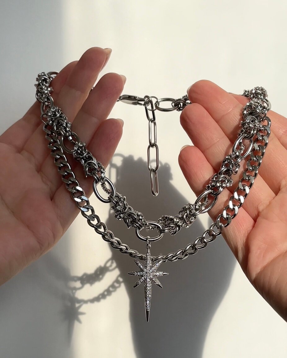 Колье, фианит