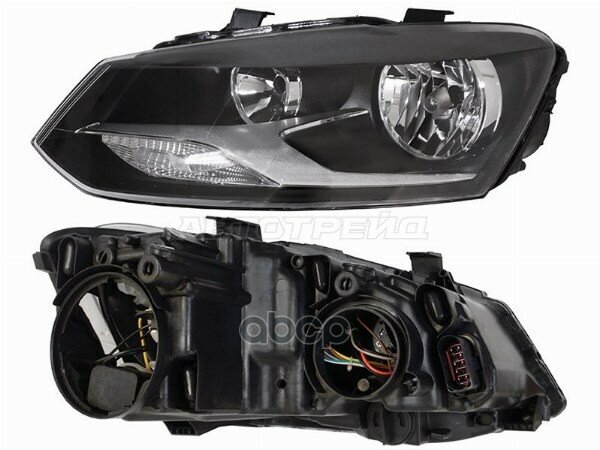 Фара Volkswagen Polo 09-20 (Слева/ С электрокорректором) Sat арт. ST-441-11D6L