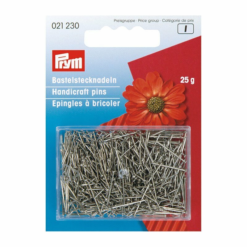 Булавки для закалывания PRYM серебристые, для ручных работ, 65 мм, железо, 25 г (PR.21230)