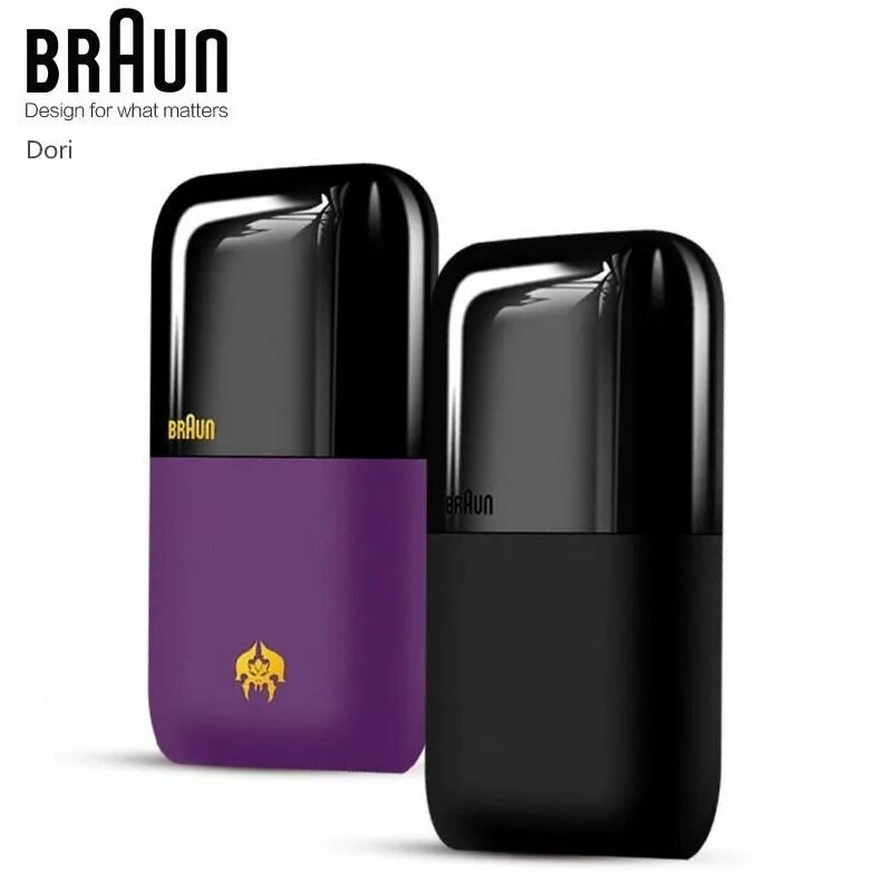 Braun Электробритва M1011K, фиолетовый, черный