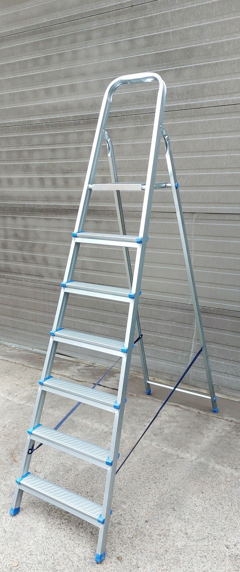 Стремянка стальная оцинкованная Sarayli Standart 7 ступеней (рабочая высота 347см)